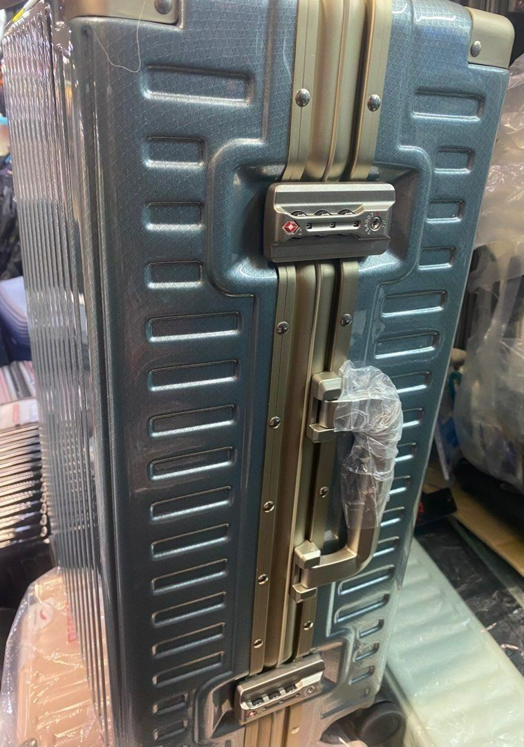 全新名牌 Dunlop 24寸 行李箱旅行箱行李喼旅行喼 鋁料 aluminium TSA lock 360度轆 baggage ...