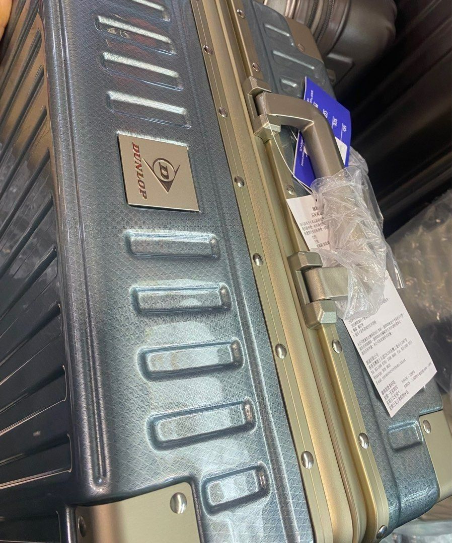 全新名牌 Dunlop 24寸 行李箱旅行箱行李喼旅行喼 鋁料 aluminium TSA lock 360度轆 baggage ...