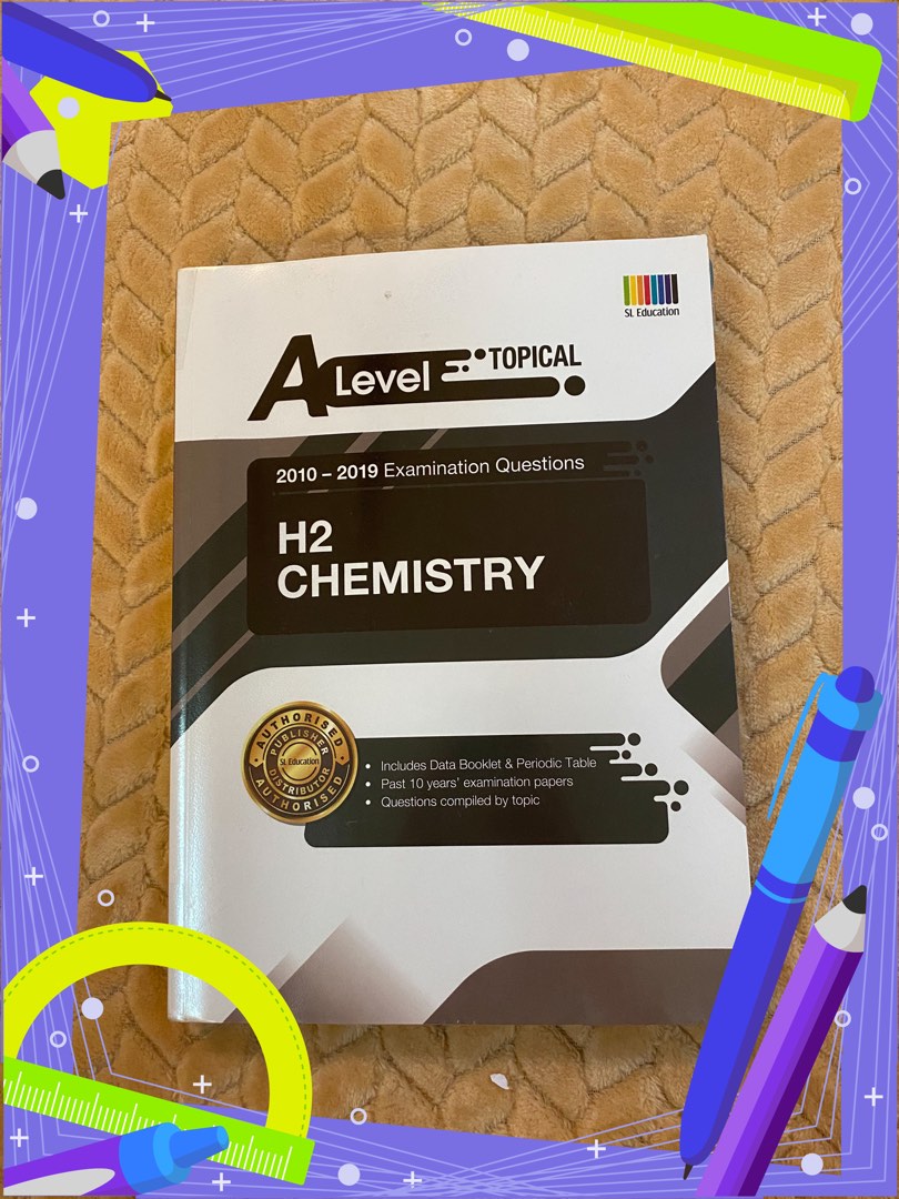 A Level H2 Chemistry TYS (Ten Year Series) Workbook by Shinglee (2010 ...