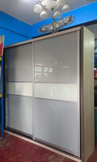 NITORI Woodern Wardrobe Almari Baju With 2 Drawer - 2nd Hand, Furniture ...