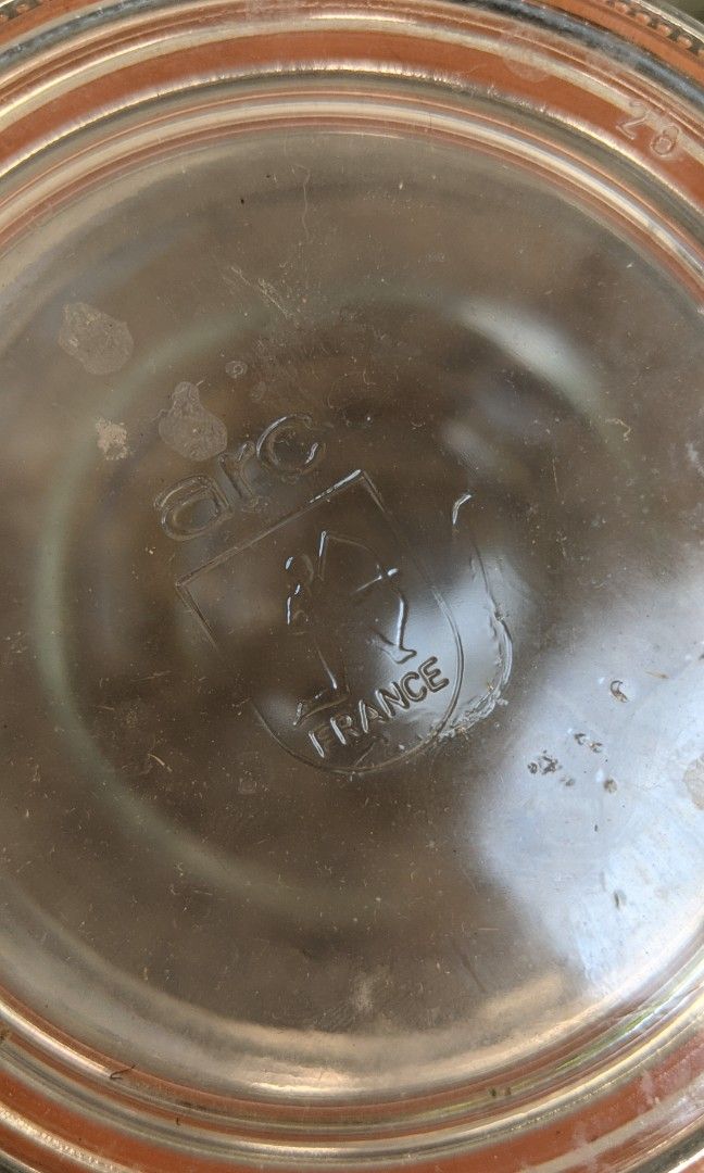 ARC Glass Canister, Furniture & Home Living, Kitchenware & Tableware ...