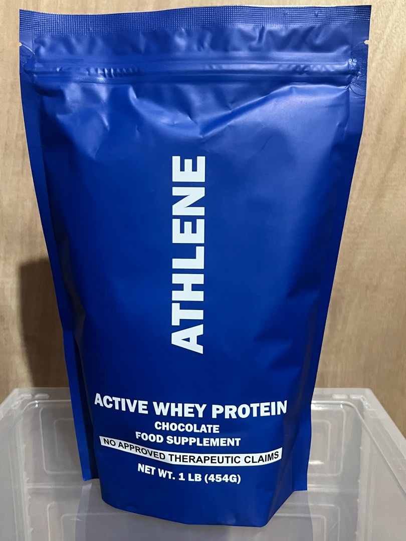 Athlene ACTIVE Whey Protein Powder 1LB (454 g), Health & Nutrition ...
