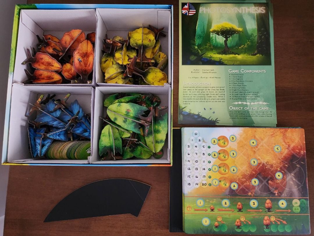 (Authentic) Photosynthesis Board Game + Under the Moonlight Expansion ...
