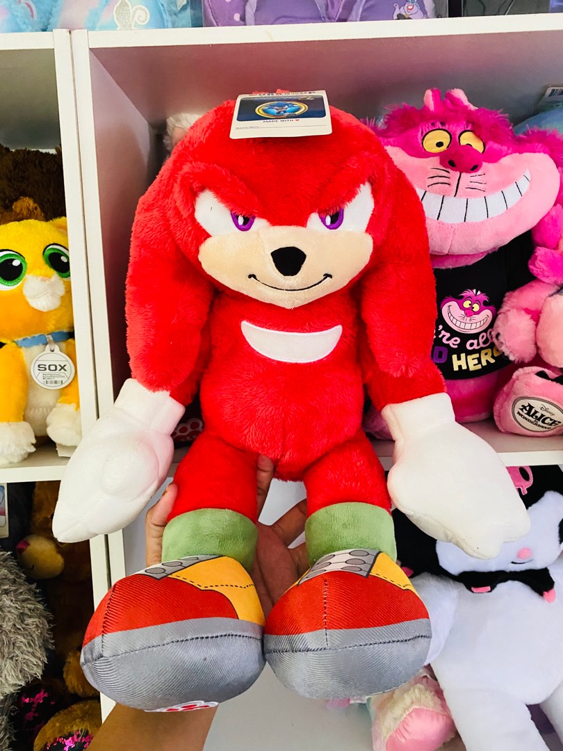 Build A Bear Hedgehog Knuckles, Hobbies & Toys, Toys & Games on Carousell