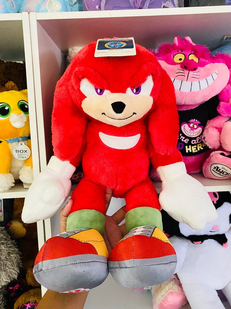 Build A Bear Hedgehog Knuckles, Hobbies & Toys, Toys & Games on Carousell