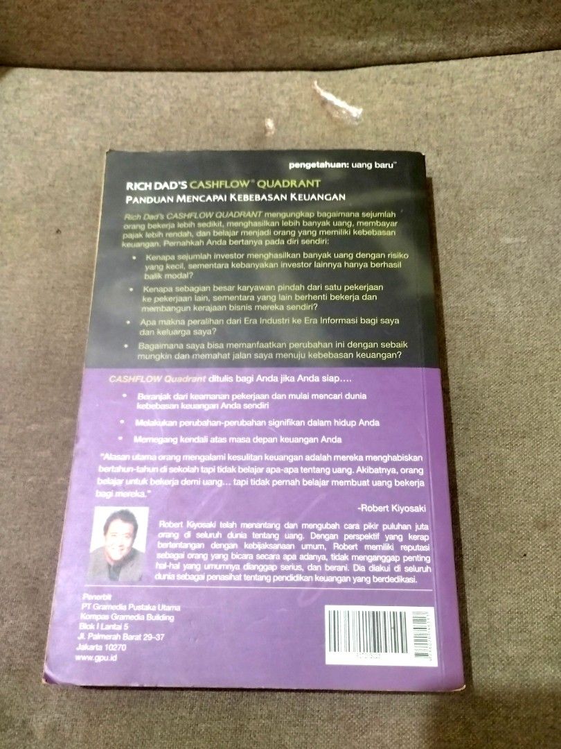 Buku Robert T. Kiyosaki Cashflow Quadrant, Buku & Alat Tulis, Buku di ...