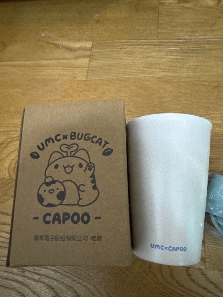 【全新淺綠】CAPOO 咖波杯 UMCx咖波聯名 永續隨行杯 （聯華紀念品）, 家具及居家用品, 廚具和餐具, 水杯、水壺在旋轉拍賣