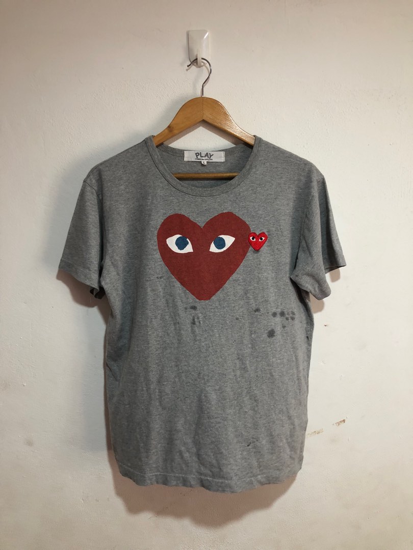 CDG Play, Men's Fashion, Tops & Sets, Tshirts & Polo Shirts on Carousell
