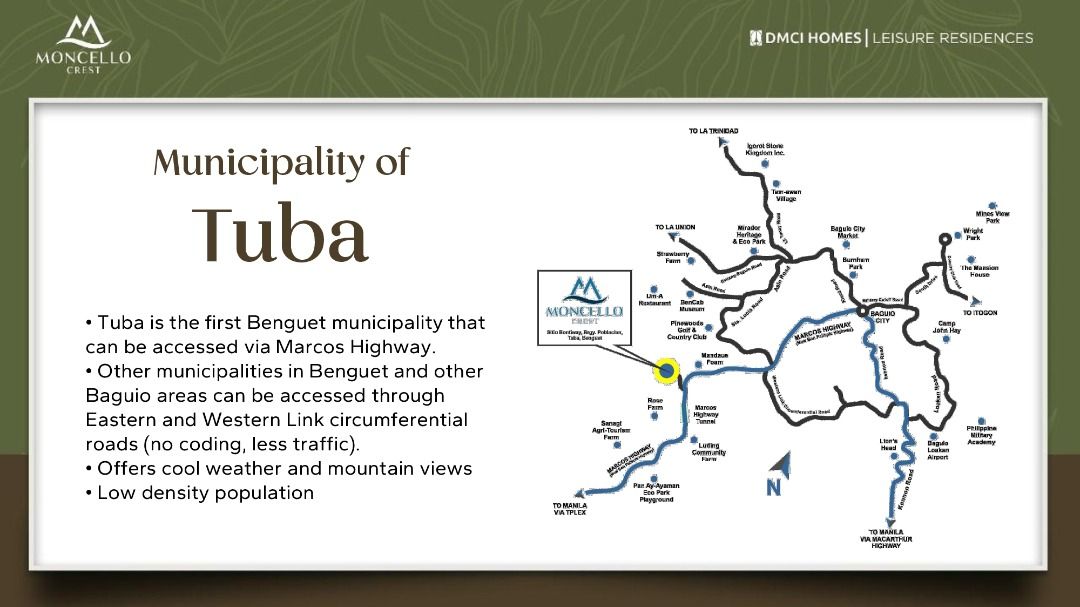 Condotel in Tuba Benguet Baguio City by DMCI Leisure Moncello Crest ...