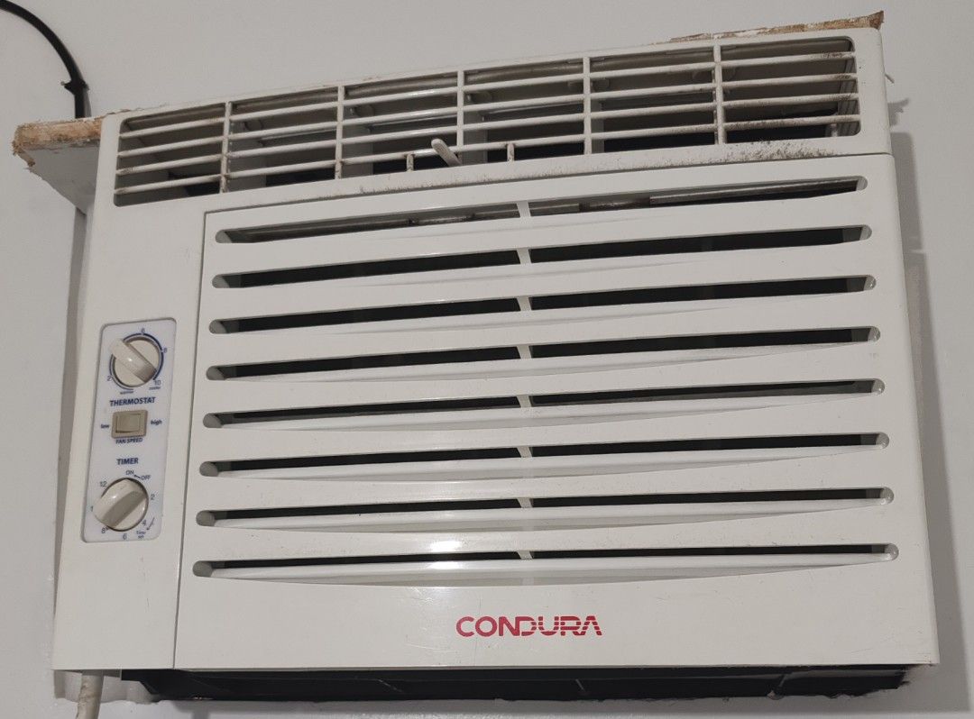 Condura window type 1.0 HP non-inverter, TV & Home Appliances, Air ...