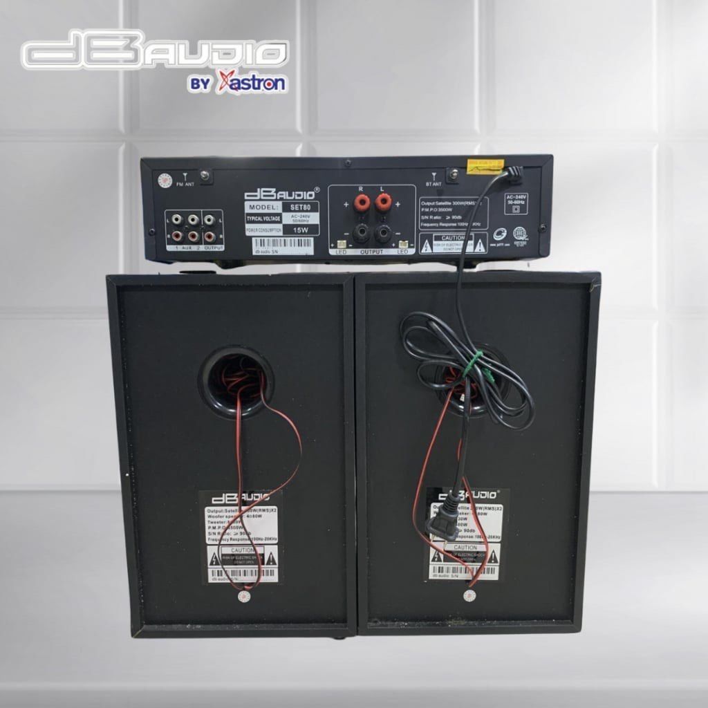 DBaudio 300W x2 Perfect Match 80 HIFI Amplifier with Dual Super Bass ...