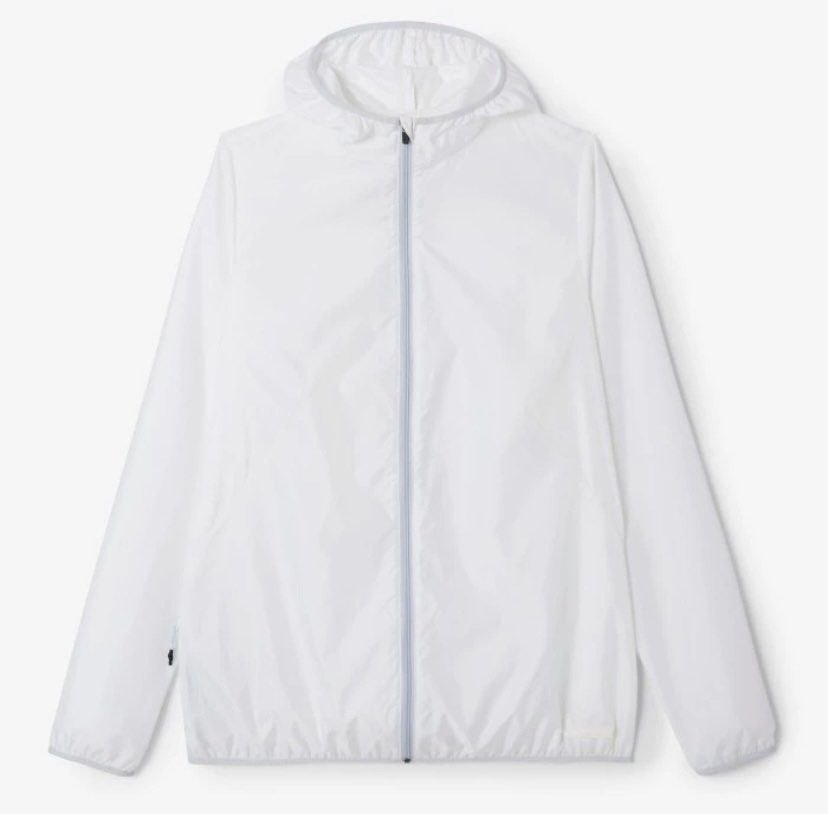 Decathlon Running Jacket Kalenji White, Fesyen Wanita, Pakaian Wanita ...