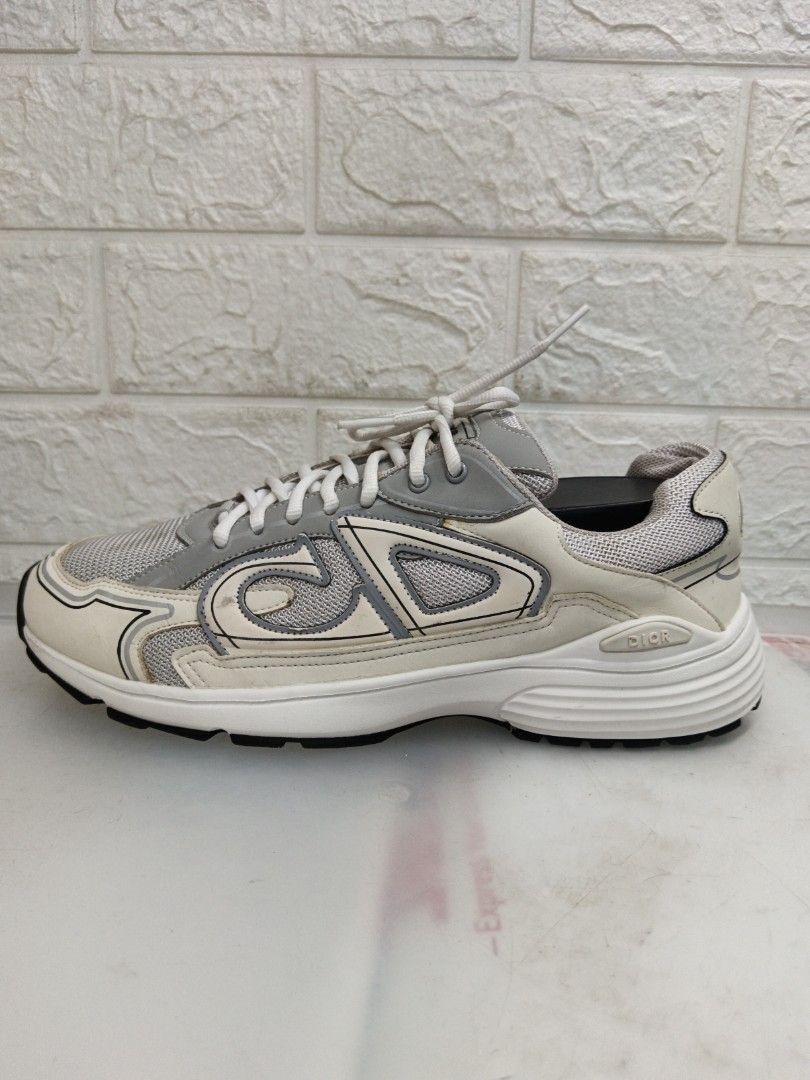 DIOR B30 white Mesh Silver, Luxury, Sneakers & Footwear on Carousell