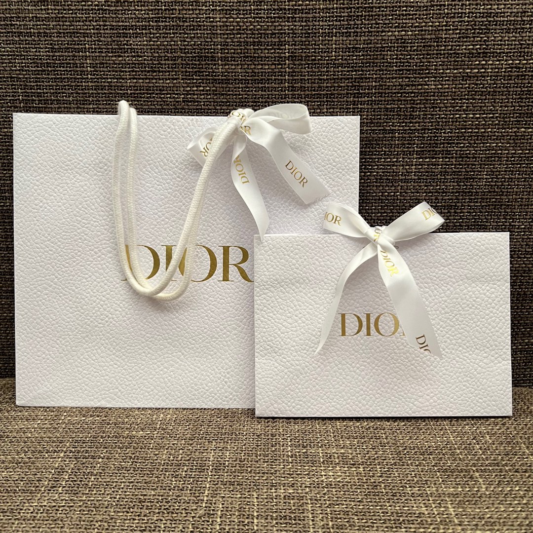 Dior paper bags, Luxury, Accessories on Carousell