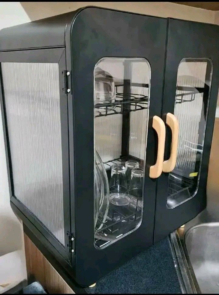 Dish Rack Cover, Furniture & Home Living, Furniture, Shelves, Cabinets ...