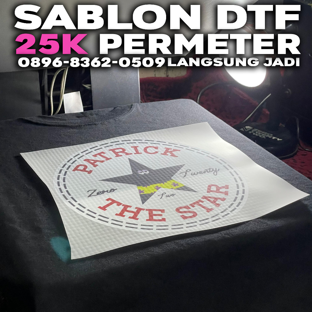 DTF PER METER SIAP PRESS BANDUNG, Fesyen Pria, Aksesoris, Lainnya di Carousell