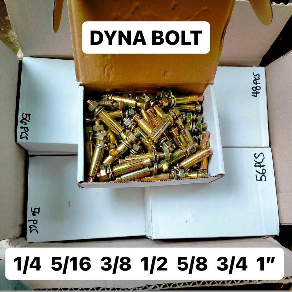 Dyna Expansion Bolt For Construction & Building Use ALL SIZES ONHAND ...