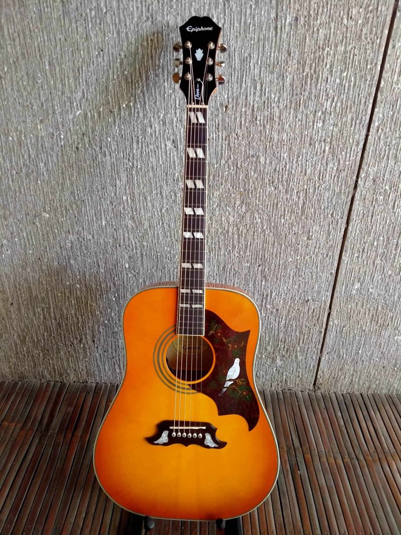 Epiphone Dove Pro, Hobbies & Toys, Music & Media, Musical Instruments on Carousell