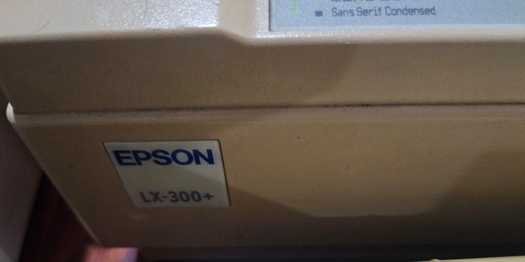 Epson LX300 LX 300 II Printer Print dot matrix invoice rangkap 3 faktur ...