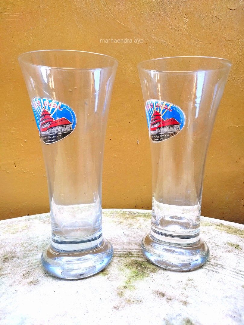 Gelas java bier era kolonial Belanda kuno antik jadul vintage, Kitchen & Appliances di Carousell