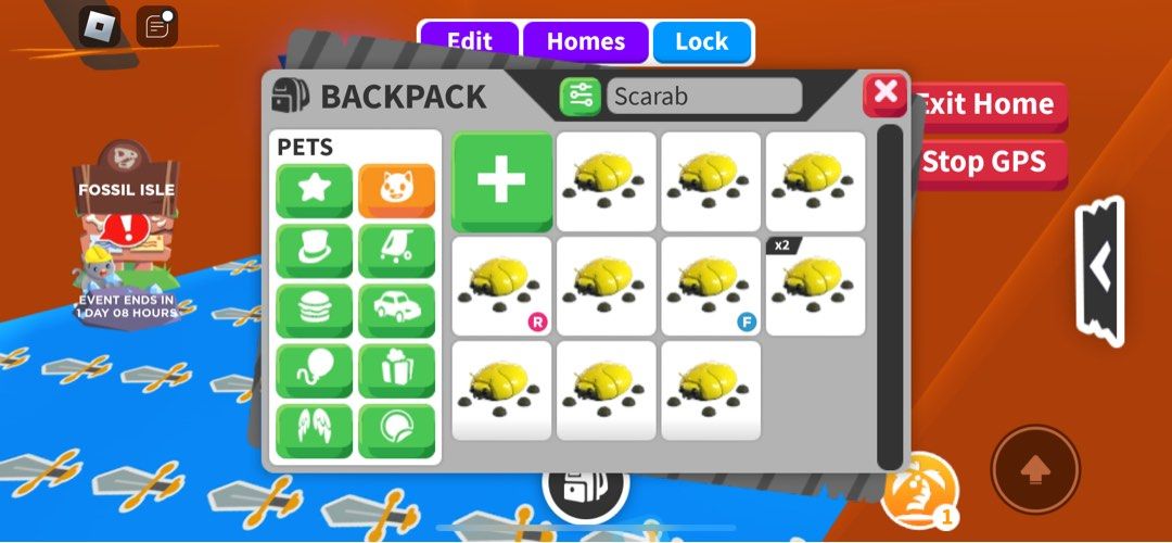 GOLDEN GIANT SCARAB IN ADOPT ME ROBLOX, Video Gaming, Video Games ...