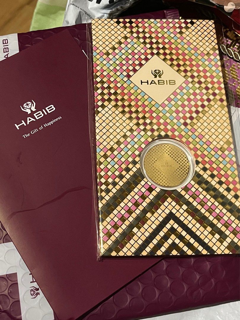 Habib Gold Wafer Coin , Luxury, Accessories on Carousell