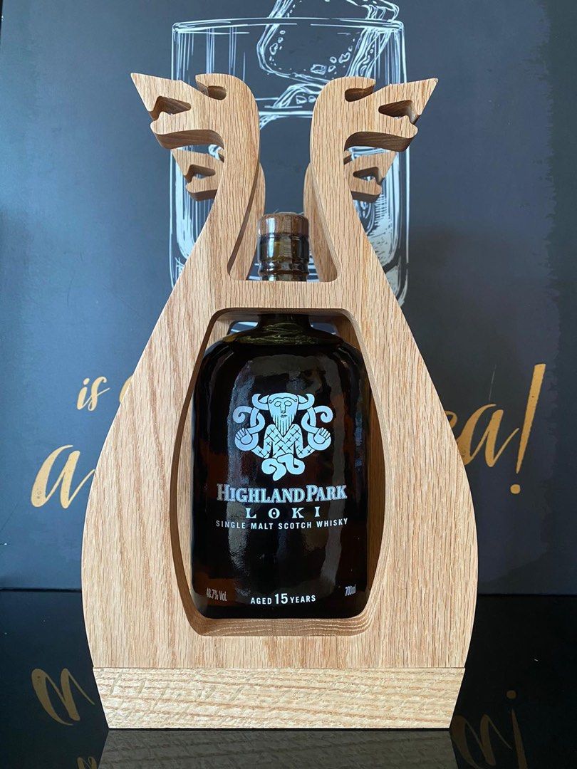 HIGHLAND PARK 15 YO LOKI Cask Strength -48.7%abv Single Malt Scotch ...