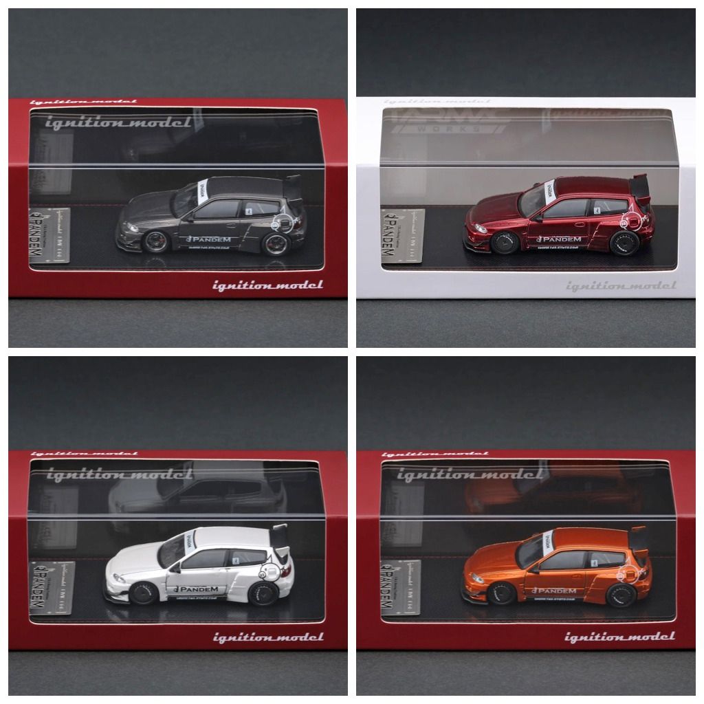 Ignition Model IG1413 Pandem Civic (EG6) Gun Metallic IG1414 Pandem ...