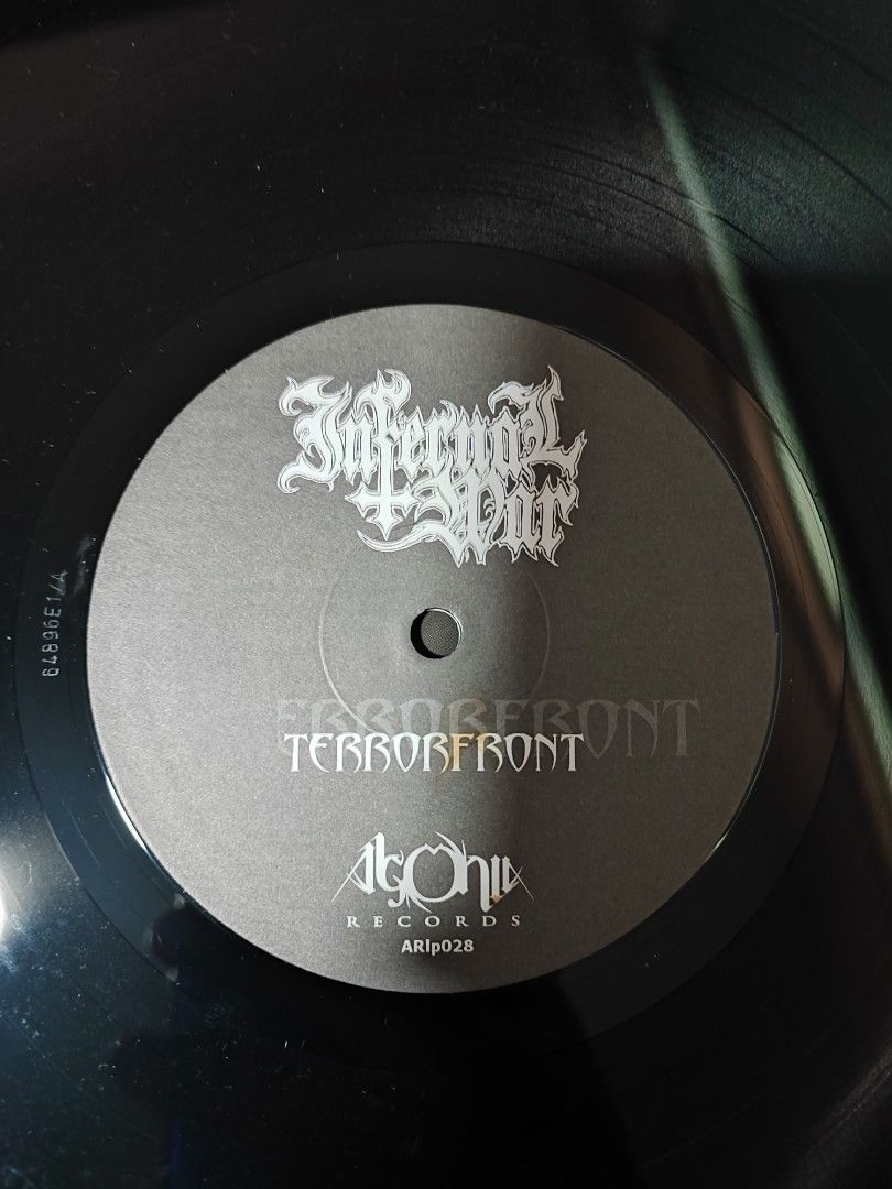 Infernal War - Terrorfront First Press Vinyl LP Agonia Records Black ...