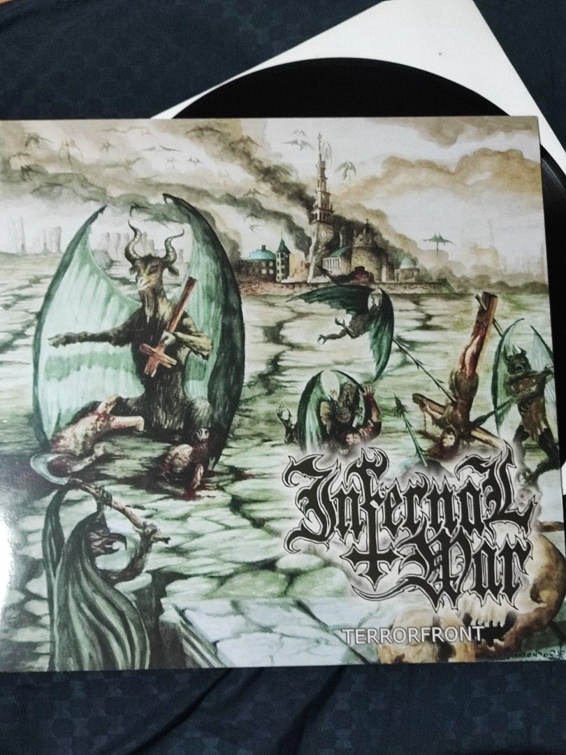 Infernal War - Terrorfront First Press Vinyl LP Agonia Records Black ...