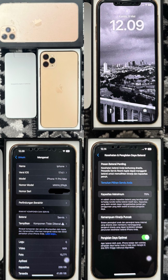 IPHONE 11 PRO MAX 256gb EX IBOX, Telepon Seluler & Tablet, iPhone ...
