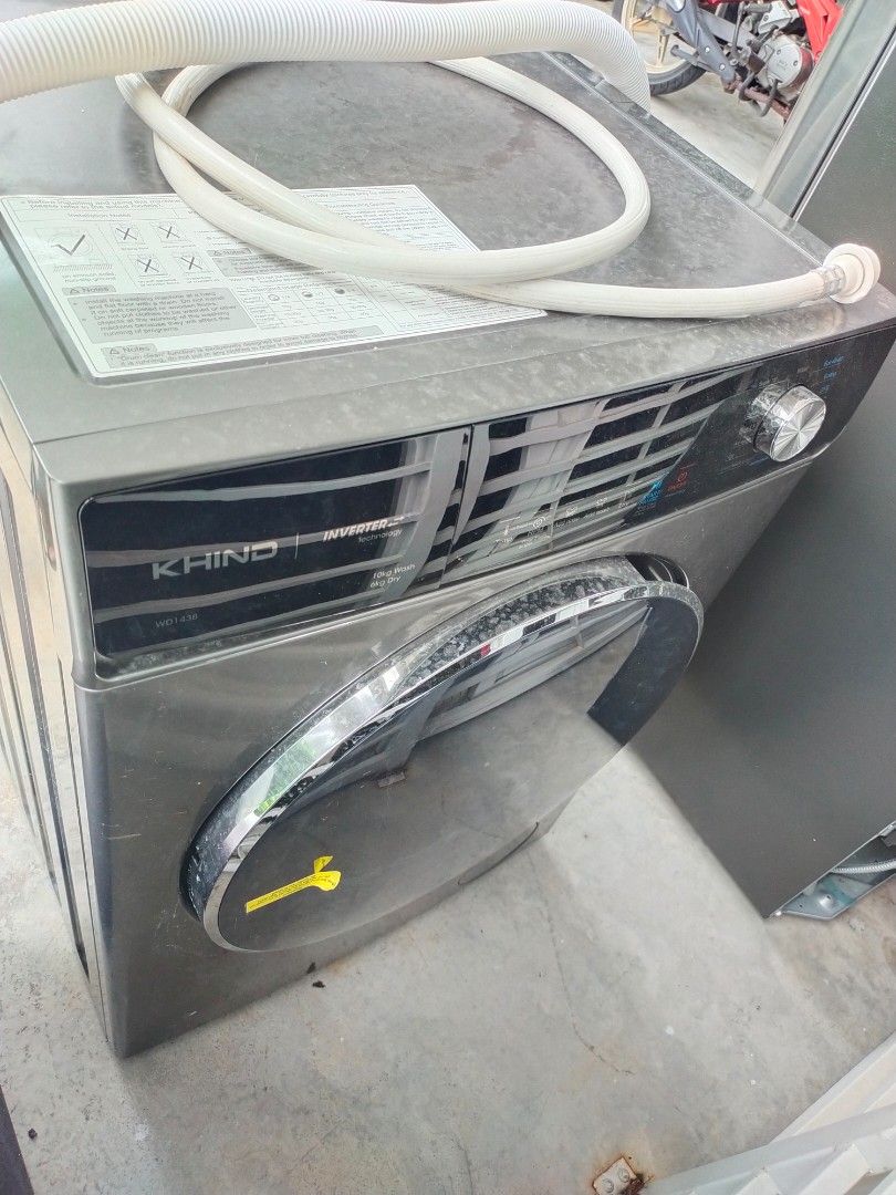 Khind washing machine n dryer 2 in 1, TV & Home Appliances, Washing ...