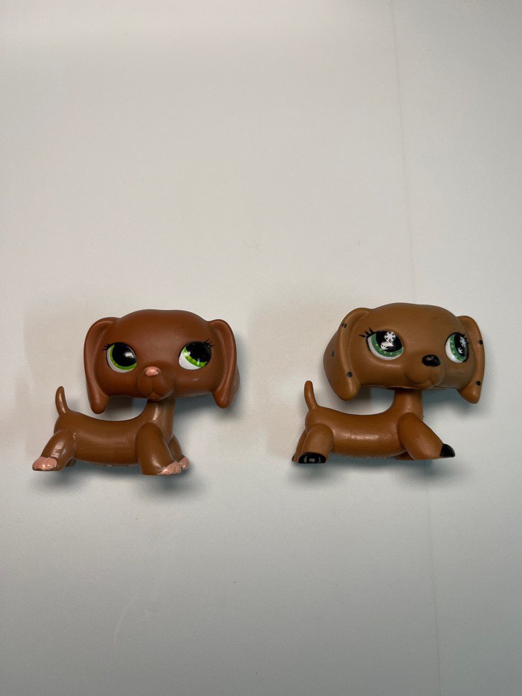 Littlest Pet Shop Dachshund LPS, Hobbies & Toys, Toys & Games on Carousell