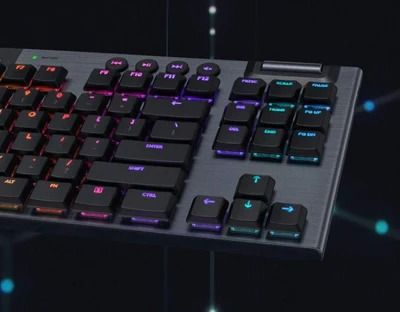 LOGITECH G913 TENKEYLESS LIGHTSPEED WIRELESS RGB MECHANICAL GAMING ...