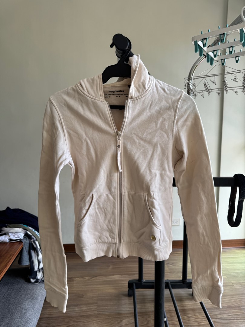 Mango Basic Jacket with Hood. Size Small, Women's Fashion, Coats ...