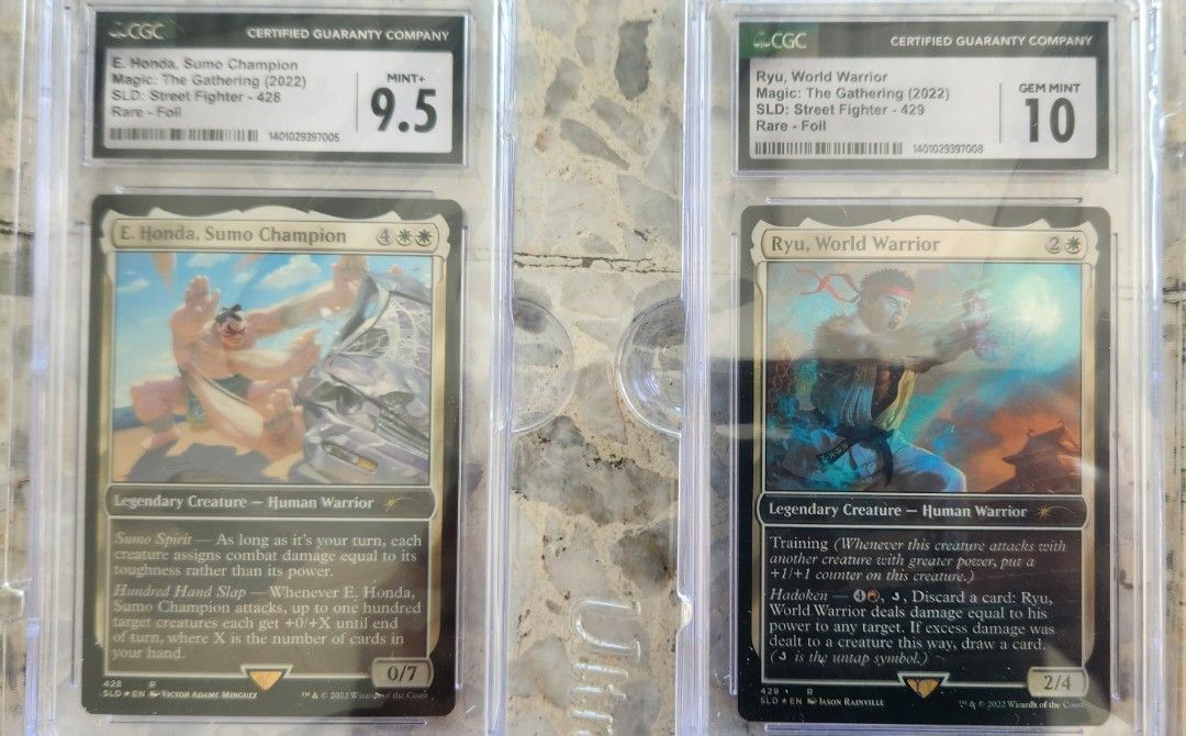 Magic The Gathering (Secret Lair 2022) : Street Fighter Foil Rare CGC ...