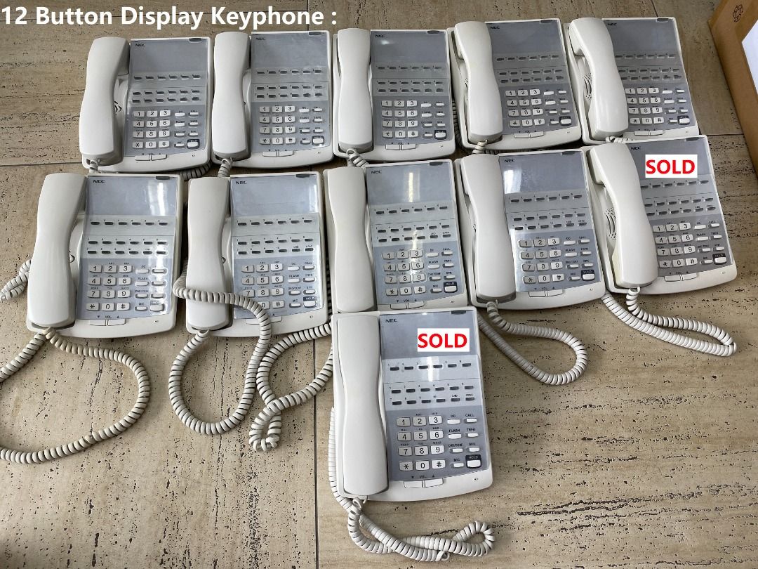 NEC Keyphone IP2AT-12TXD Vision Topaz , Mobile Phones & Gadgets, Other ...