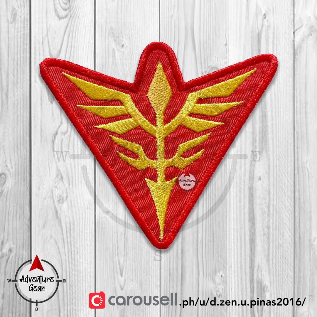 Neo Zeon Emblem - Mobile Suit Gundam - SEW ON / NEED Itahi, Hobbies ...