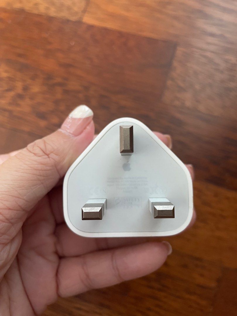 Original Apple 3-pin USB Power Adapter, Mobile Phones & Gadgets, Mobile ...