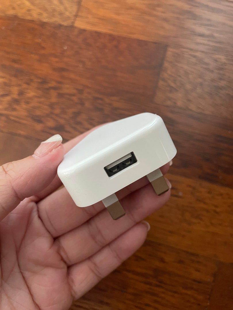 Original Apple 3-pin USB Power Adapter, Mobile Phones & Gadgets, Mobile ...