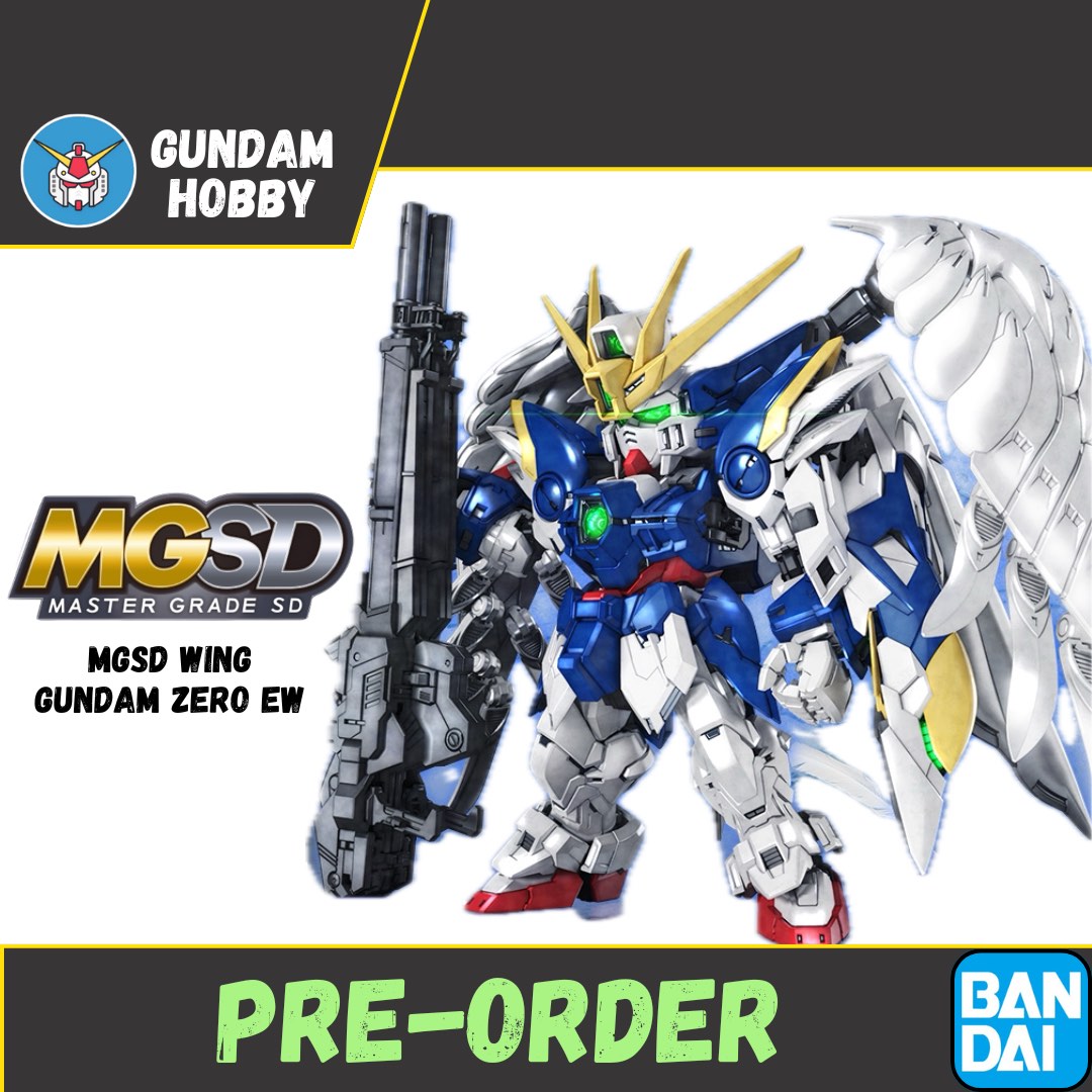 MGSD Wing Gundam Zero EW - Master Grade SD Gunpla Bandai, Hobbies & Toys, Toys & Games on Carousell
