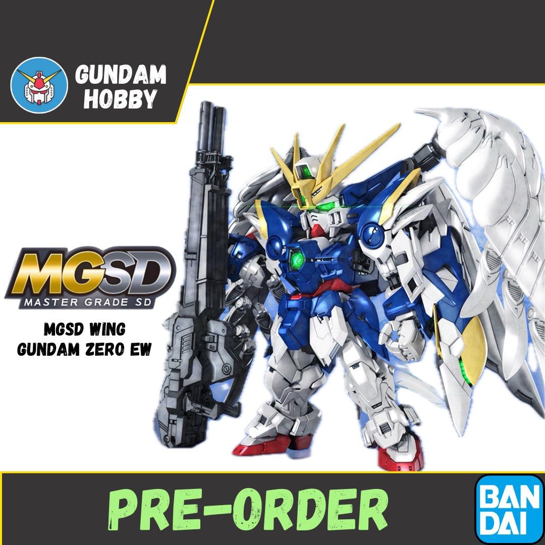 MGSD Wing Gundam Zero EW - Master Grade SD Gunpla Bandai, Hobbies & Toys, Toys & Games on Carousell