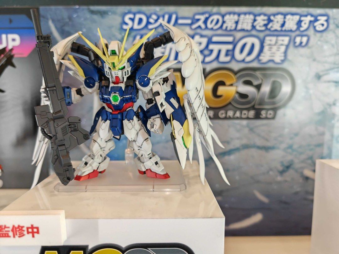 MGSD Wing Gundam Zero EW - Master Grade SD Gunpla Bandai, Hobbies ...