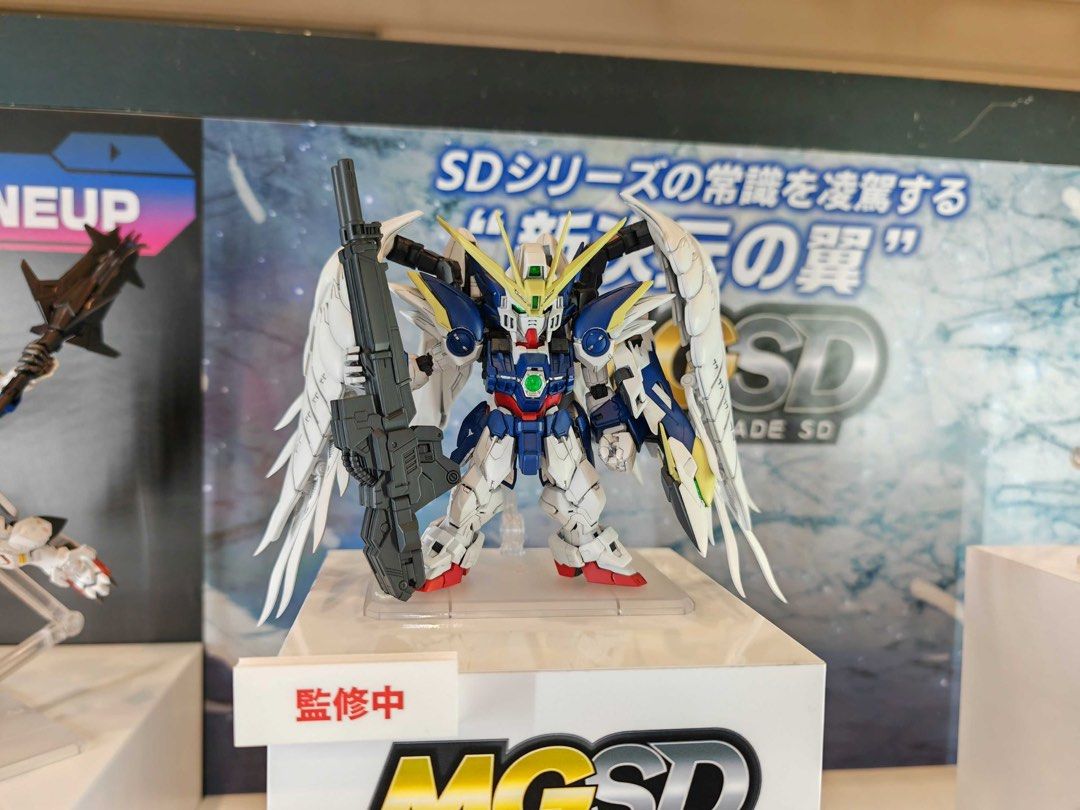 MGSD Wing Gundam Zero EW - Master Grade SD Gunpla Bandai, Hobbies ...