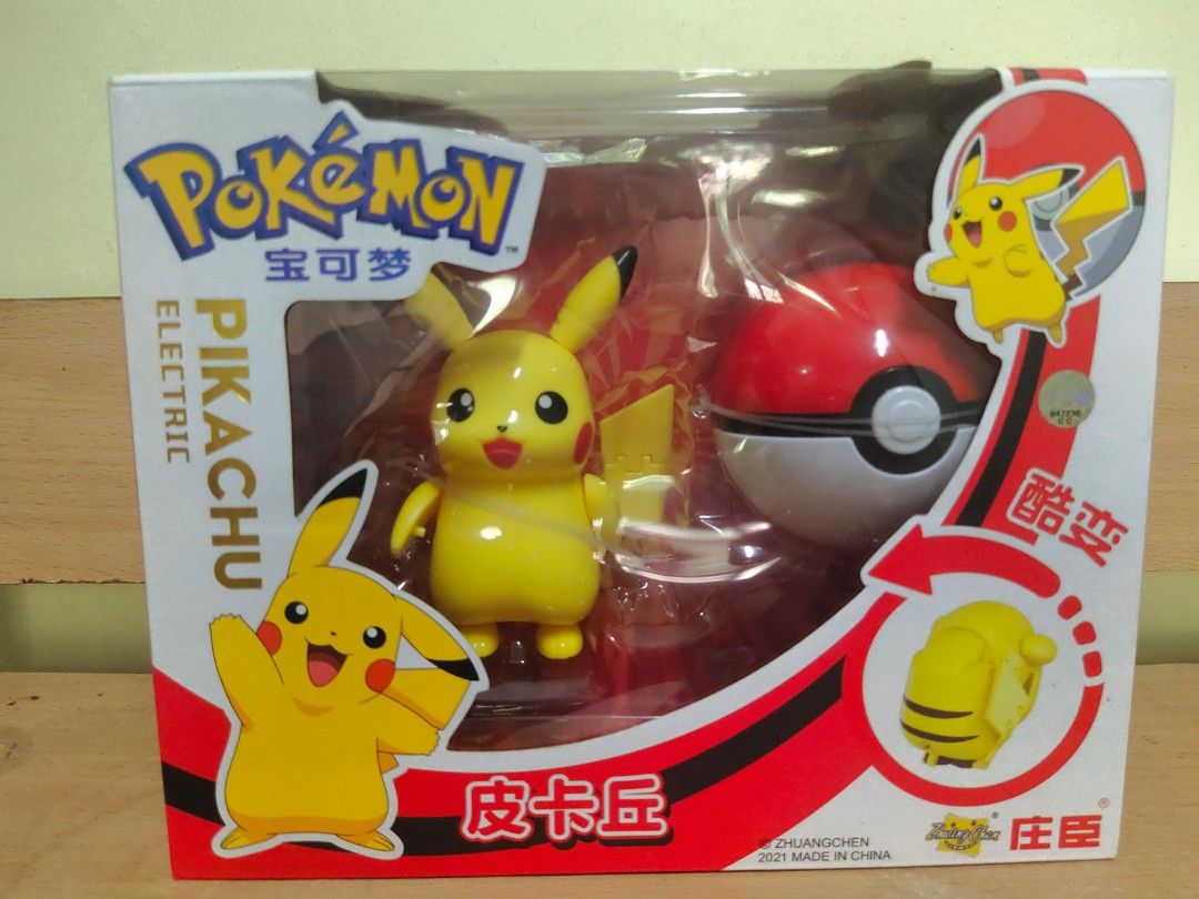 Pokemon Transform Action Figure - Pikachu Pokeball, Hobbies & Toys ...