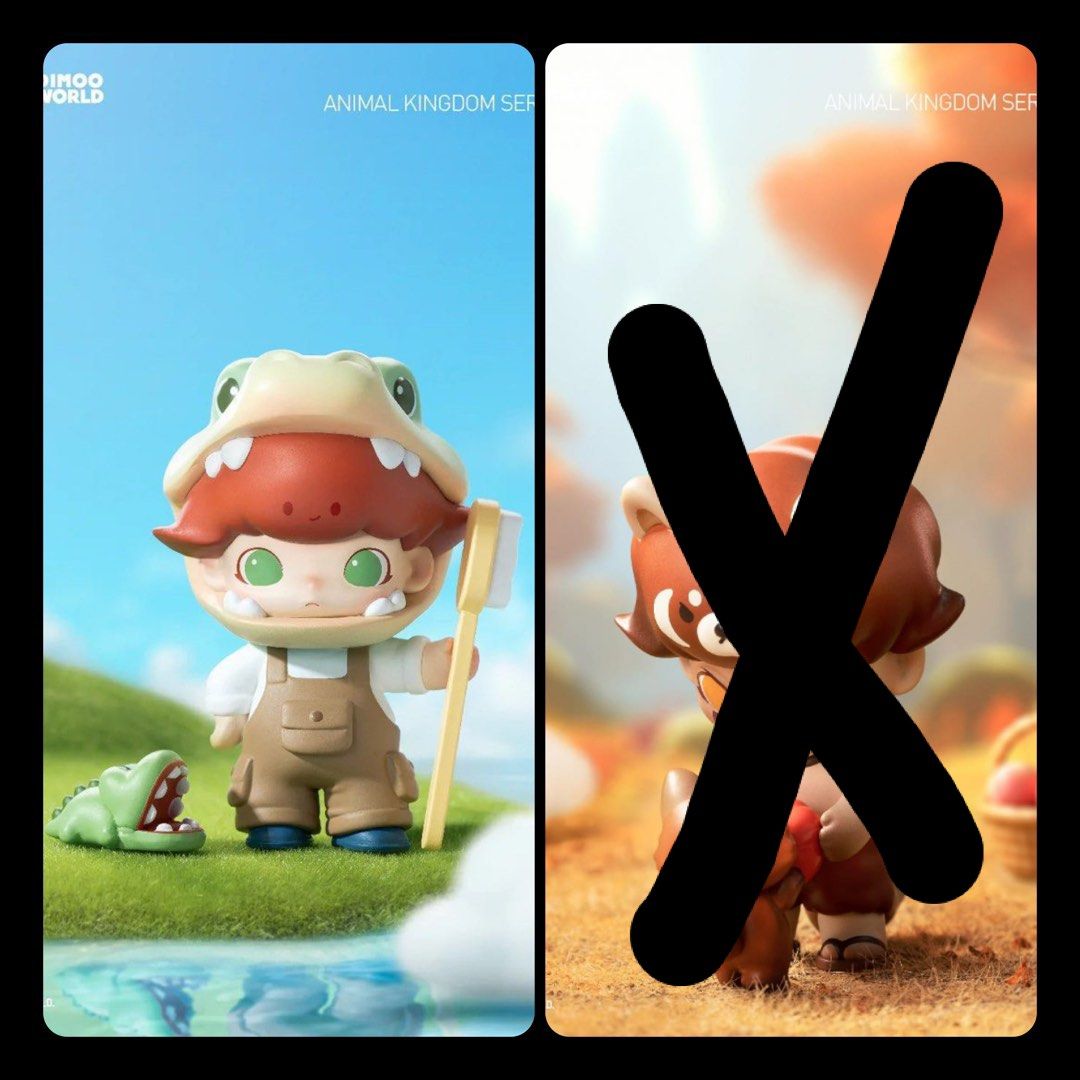 POPMART DIMOO Animal Kingdom - Crocodile, Hobbies & Toys, Toys & Games ...