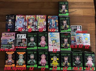 Popmart Blind Box - Hacipupu, Labubu, Toy Story, Sweet Bean, Inosoul ...