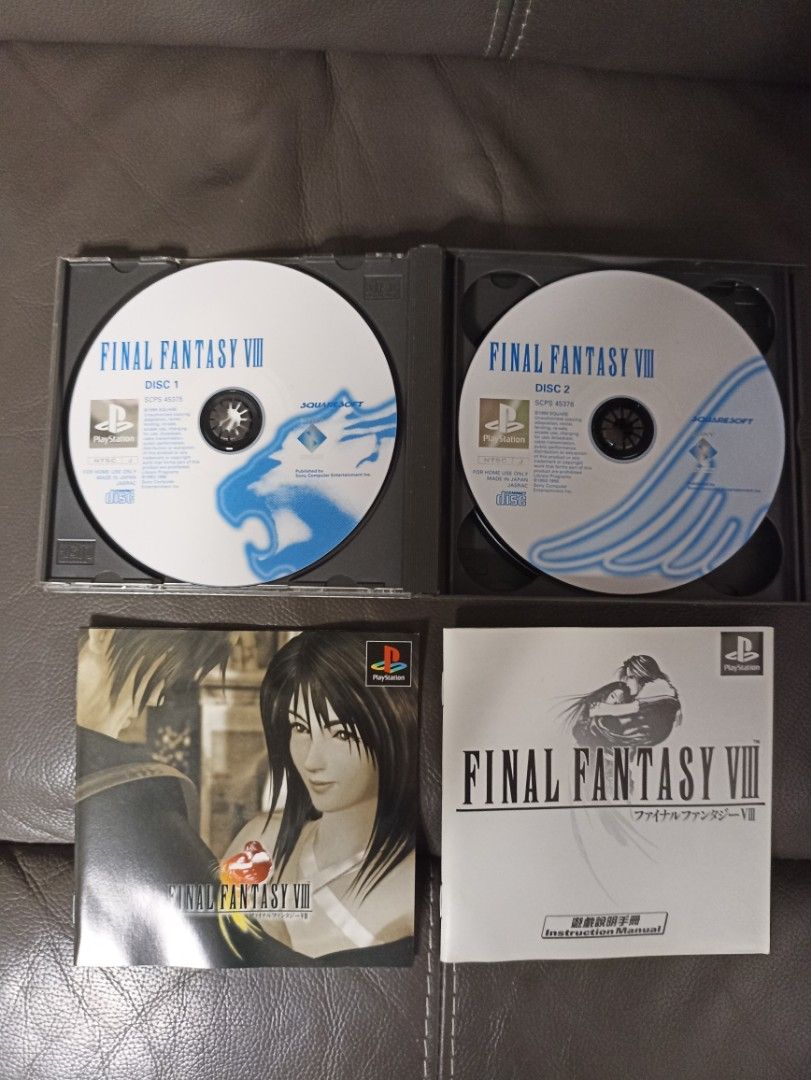 PS1 Final Fantasy VIII FF8 行版 有側紙 PS3主機可玩, 電子遊戲, 電子遊戲, PlayStation - Carousell