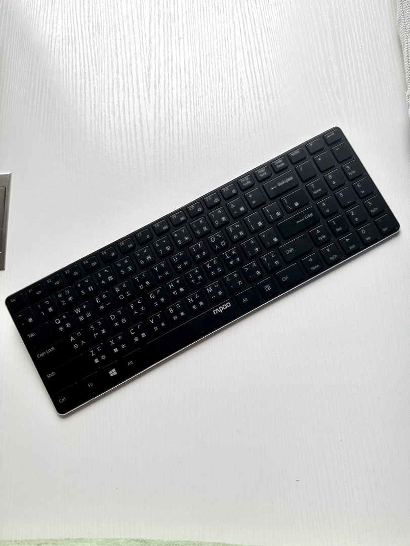 Rapoo USB wireless keyboard, 電腦＆科技, 電腦周邊及配件, 電腦鍵盤及相關產品 - Carousell