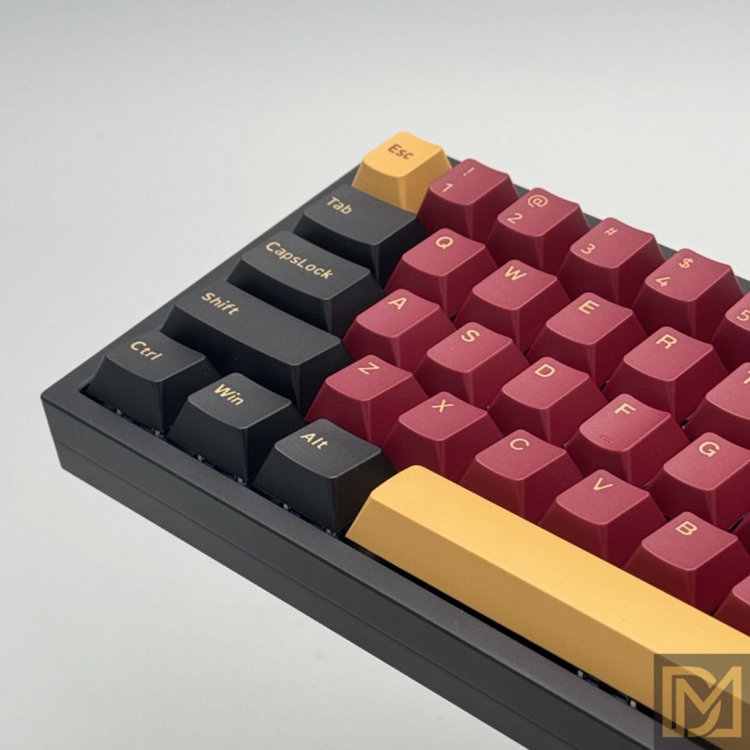 Red Samurai Keycap PBT Double Shot Cherry GMK Keycaps 168pcs RedSuns ...